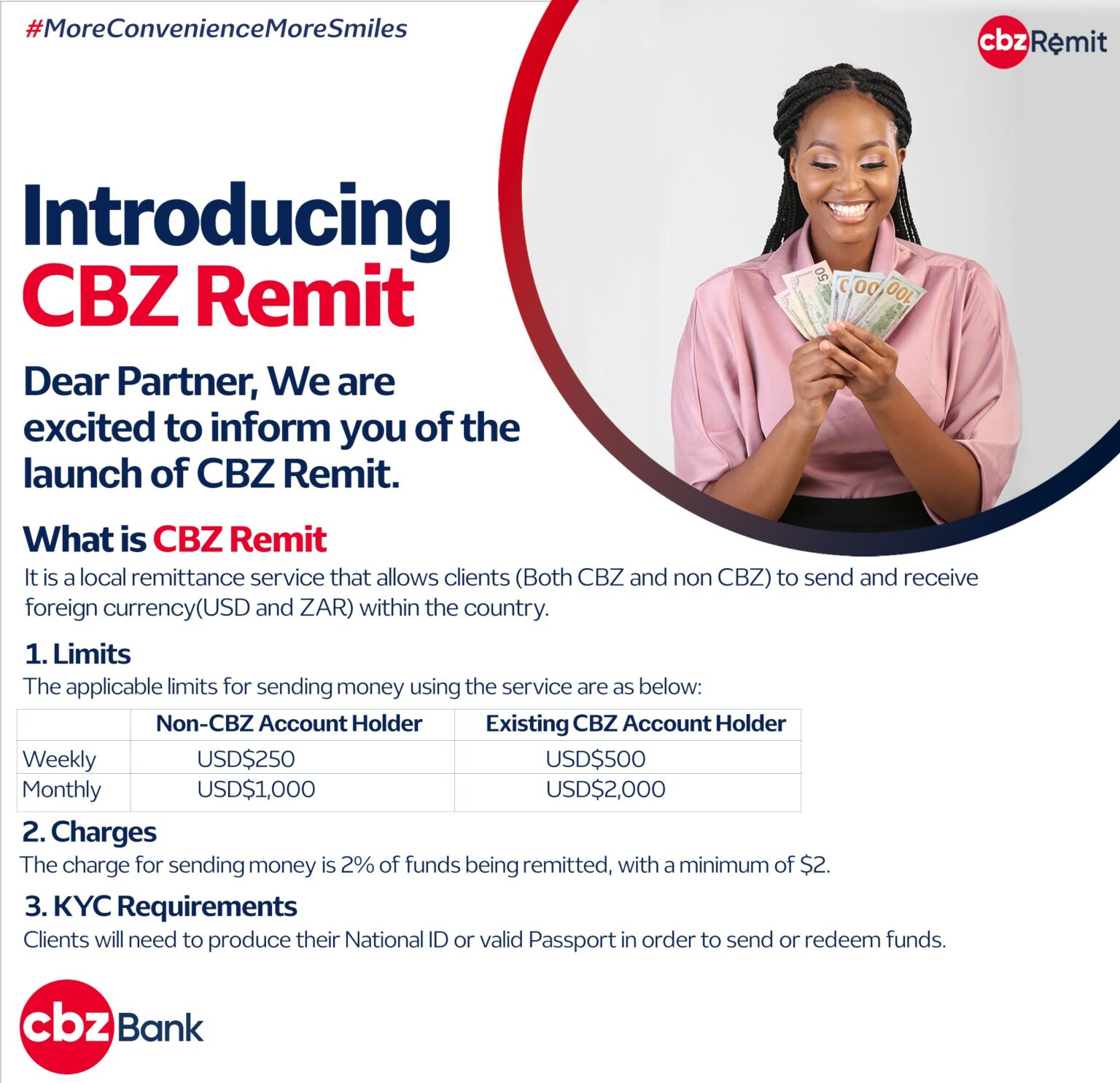 More Convenience, More Smiles with CBZ Remit - CBZ Holdings
